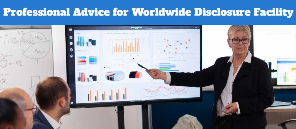 Worldwide Disclosure Facility Tax Advisor | Disclose Income